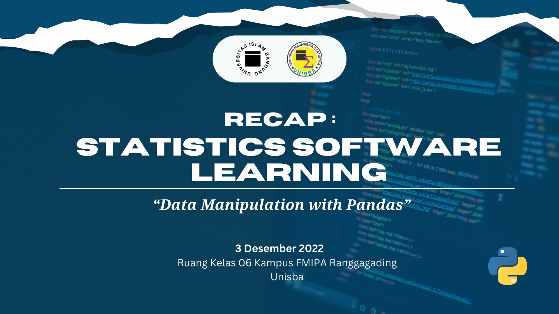 Statistics Software Learning (SSL) 2022: Data Manipulation with Pandas [RECAP] – Himpunan ...