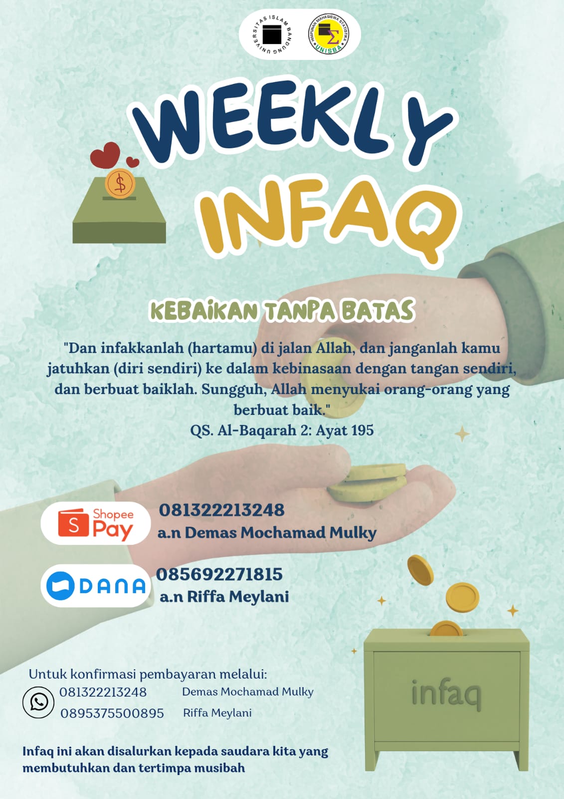 Infaq 2023-2024 [RECAP] – Himpunan Mahasiswa Statistika