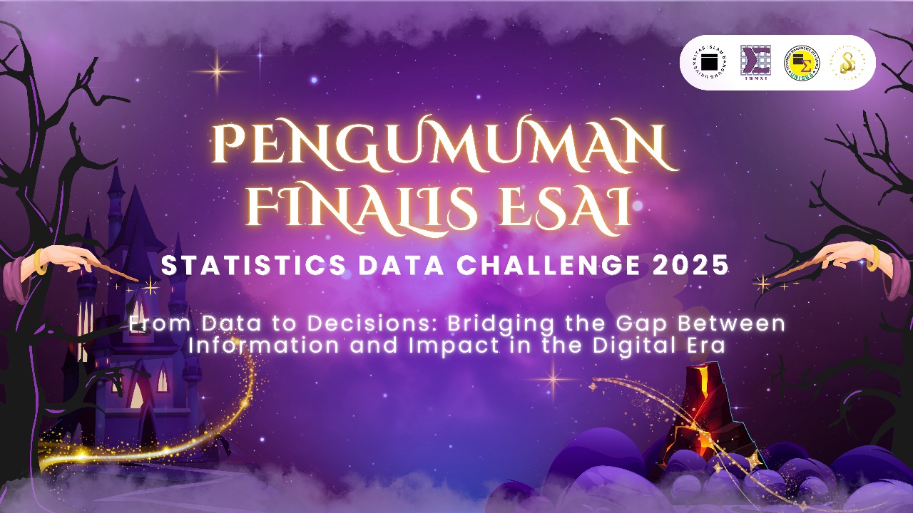 PENGUMUMAN FINALIS LOMBA ESAI SDC 2025 – Himpunan Mahasiswa Statistika